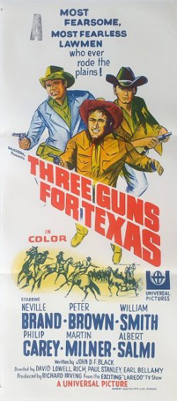 Three Guns For Texas : The Film Poster Gallery