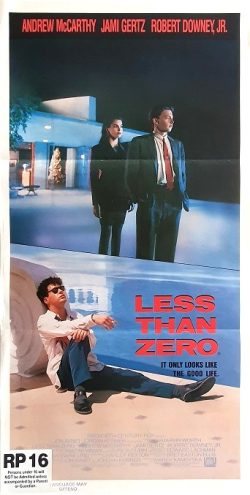 Less Than Zero : The Film Poster Gallery