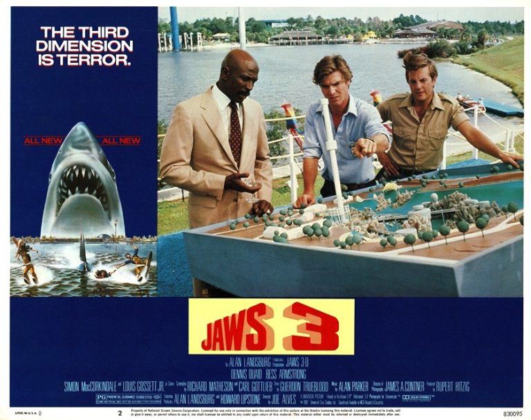 Jaws 3-D (Jaws 3) : The Film Poster Gallery